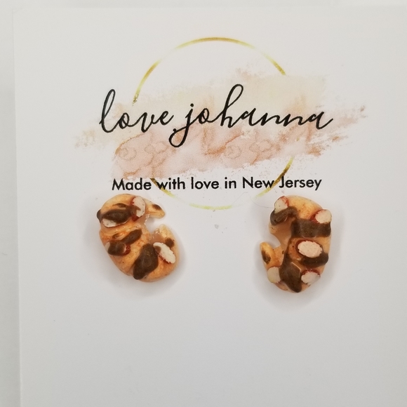 Hand Crafted | Jewelry | Handmade Polymer Clay Croissant With Sliced ...